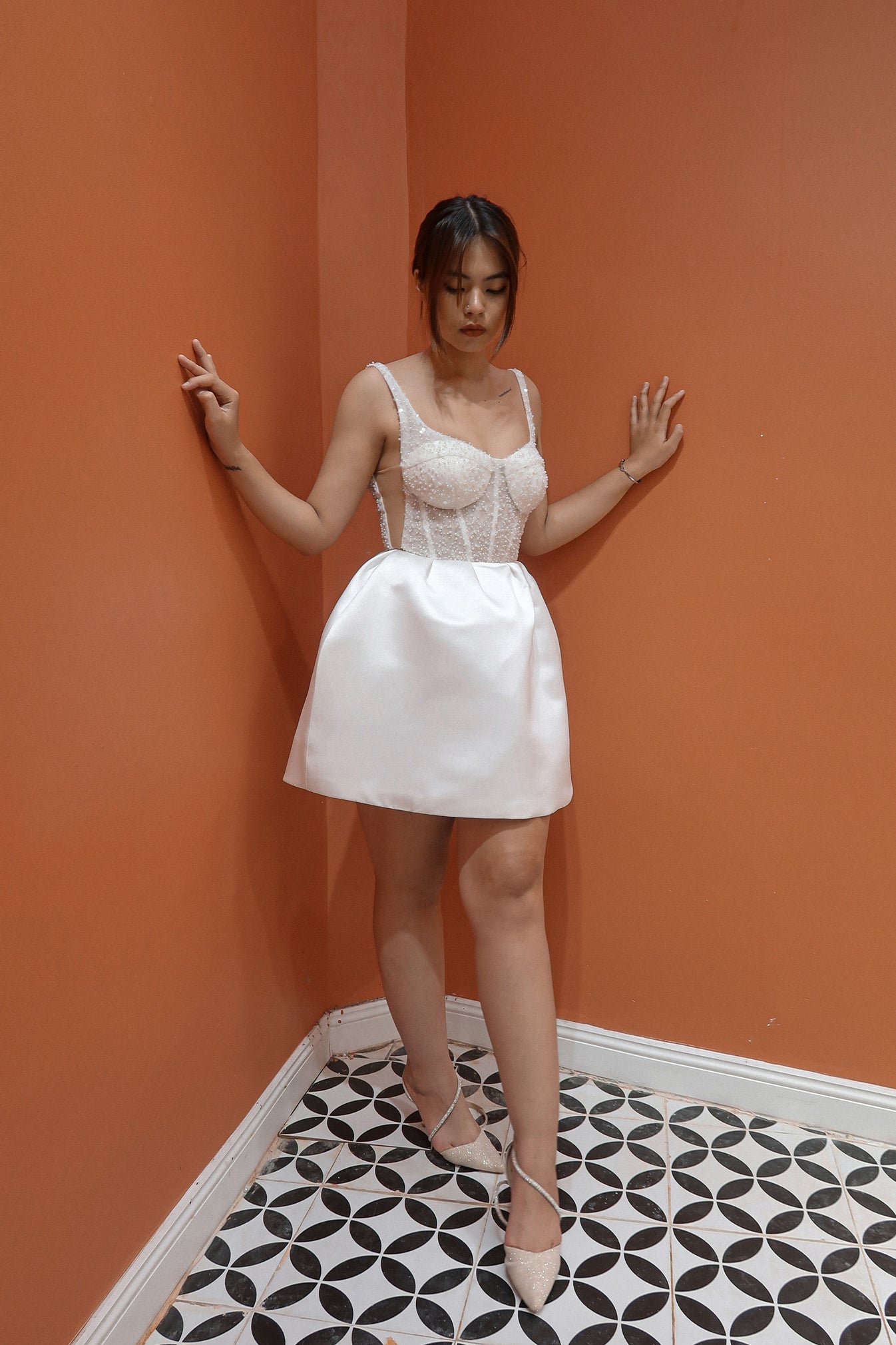 Alyssa | Mini Wedding Dress for City Hall Ceremonies, Evening Parties – Selfa Bridal